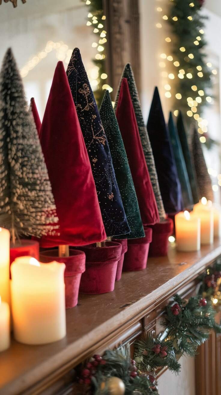 12 Velvet Christmas Tree Decorating Ideas for Holiday Look