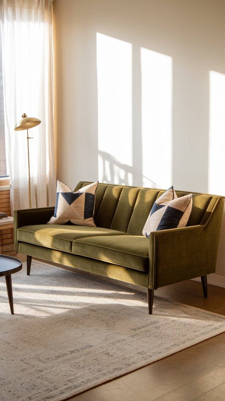10 Stunning Green Velvet Sofa Designs to Add Luxury to Your Home