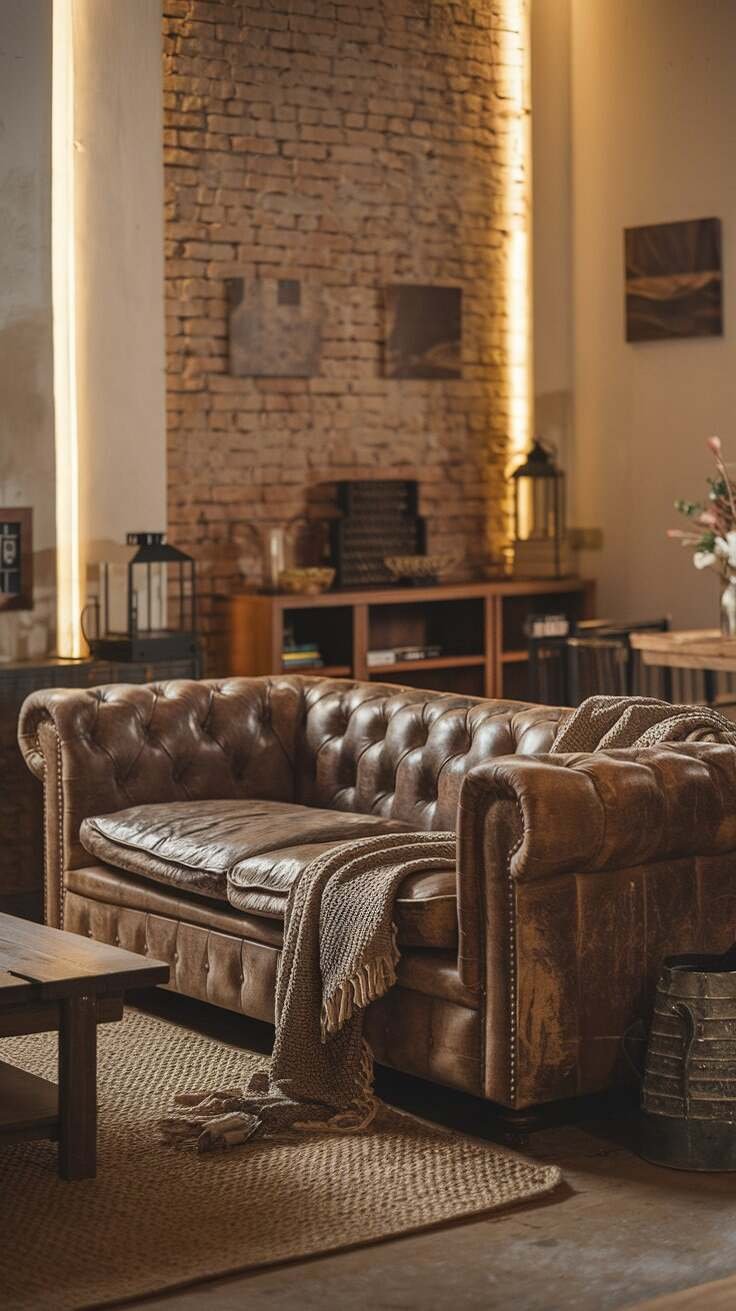 11 Leather Sofa Designs to Elevate Your Living Room’s Style
