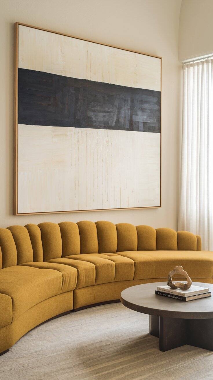 12 Curved Sofa Designs to Make Your Living Room Stand Out