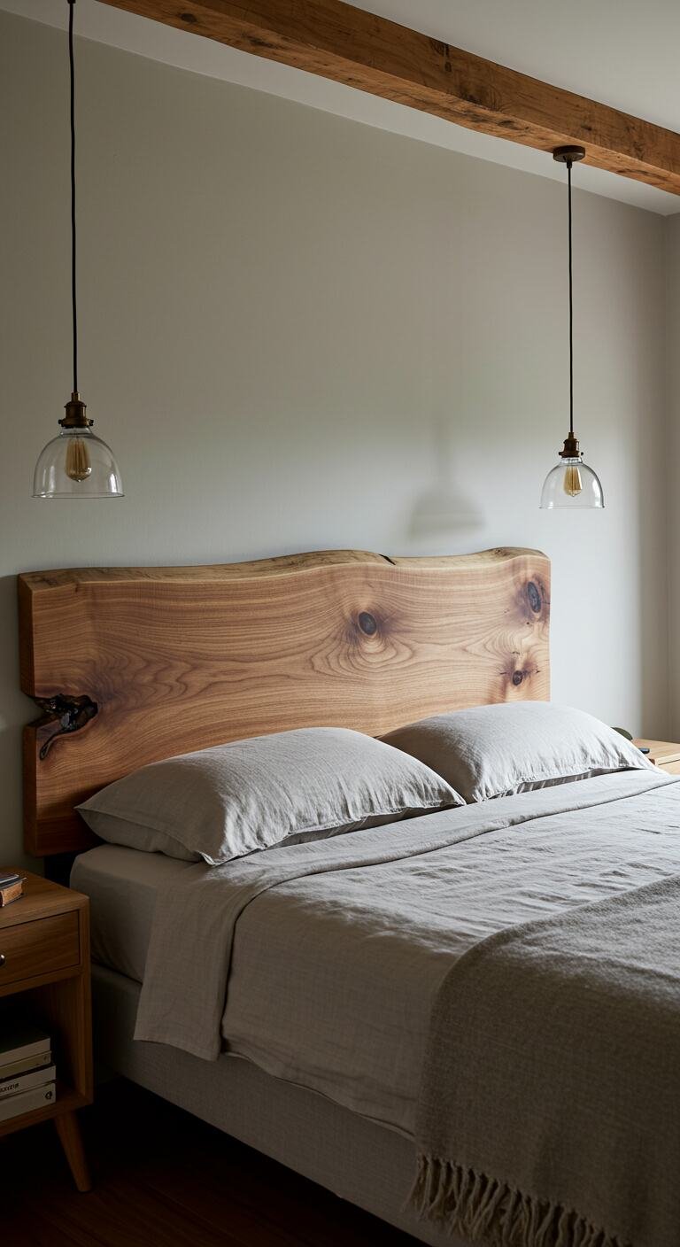 10 Wooden Headboard Ideas for a Rustic and Warm Feel