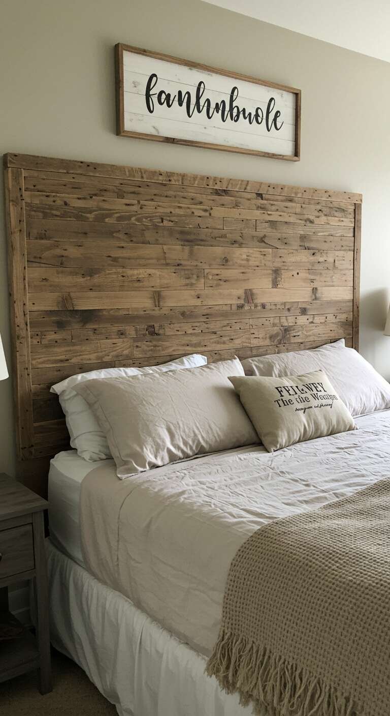 10 Wooden Headboard Ideas for a Rustic and Warm Feel